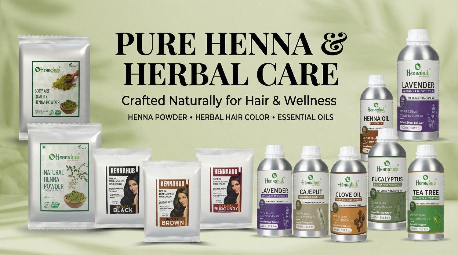 Buy Henna powder | Herbal Hair Color | Essential Oils at Cheap Rate ...