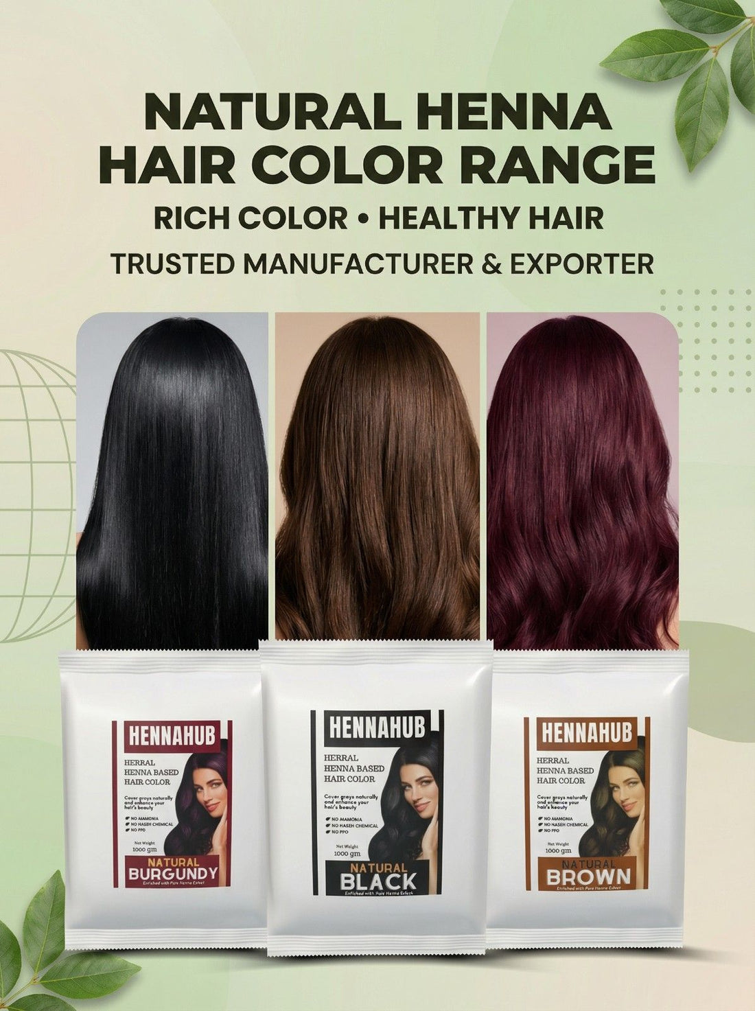 Buy Henna powder | Herbal Hair Color | Essential Oils at Cheap Rate ...