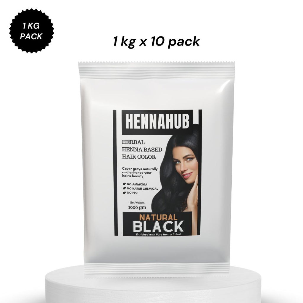 Natural Black Henna powder for hair | 10 kg Pack | Ammonia Free Henna ...