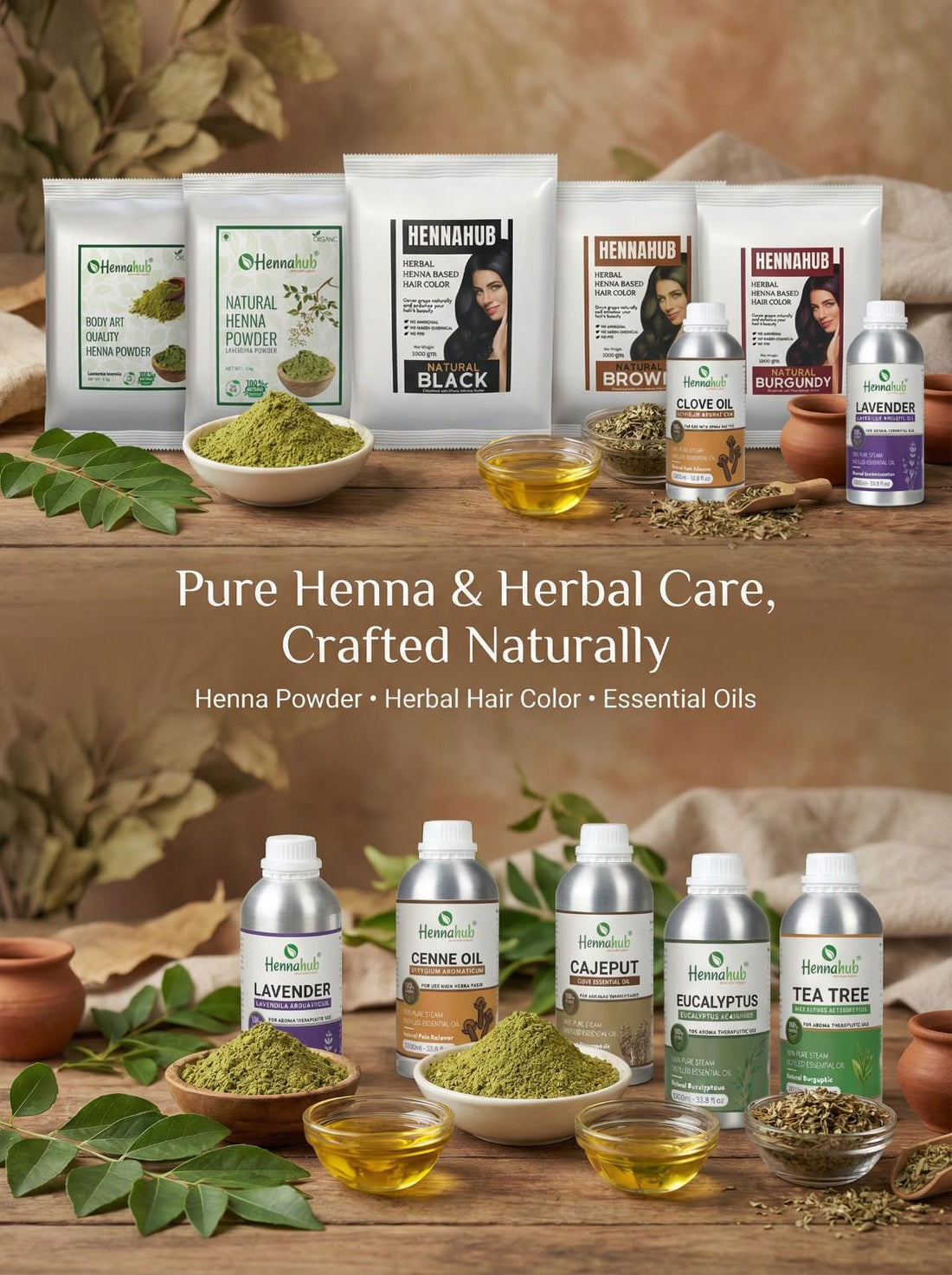Buy Henna powder | Herbal Hair Color | Essential Oils at Cheap Rate ...